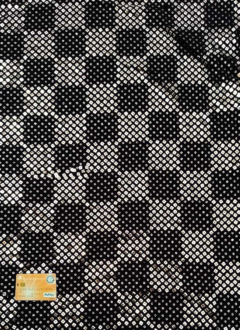 Buy Black Embroidered Georgette Fabric Online at Best Price | Cbazaar