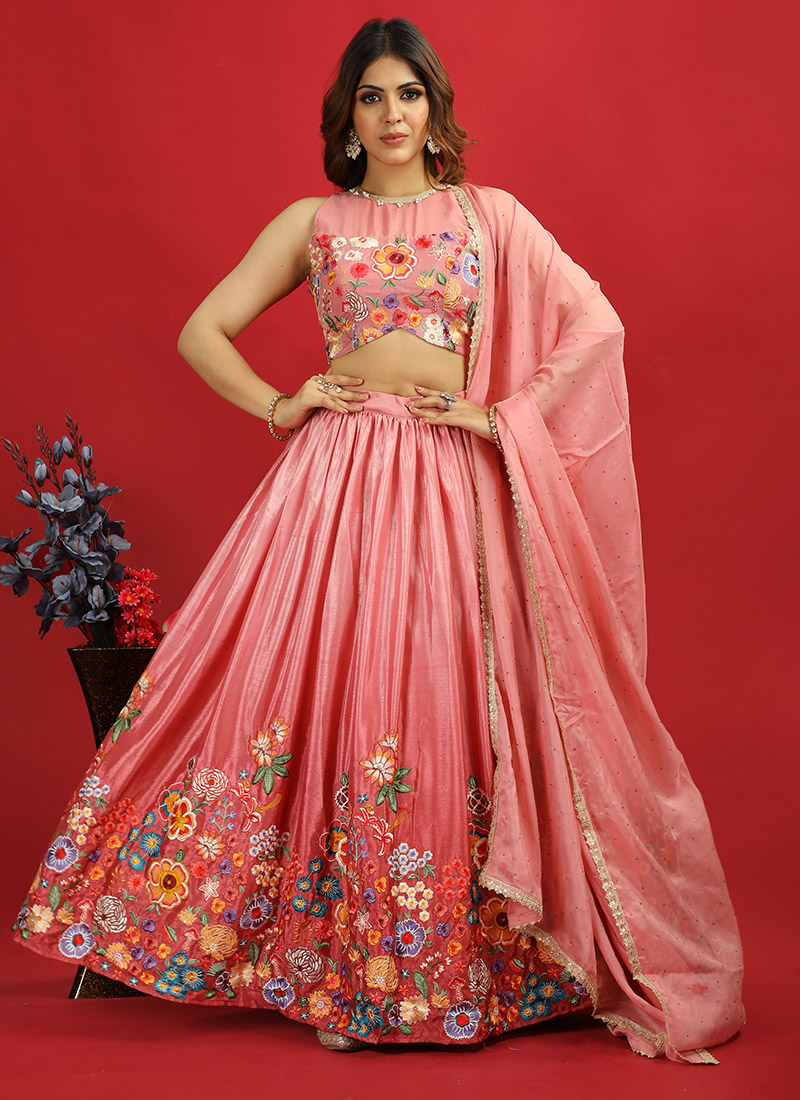 Trendy Pink Lehengas For Women Online - Cbazaar