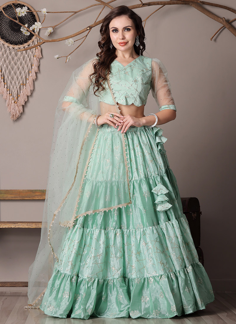 Buy Trendy Lehengas For Teenage Girls Designer Outfits at Cbazaar