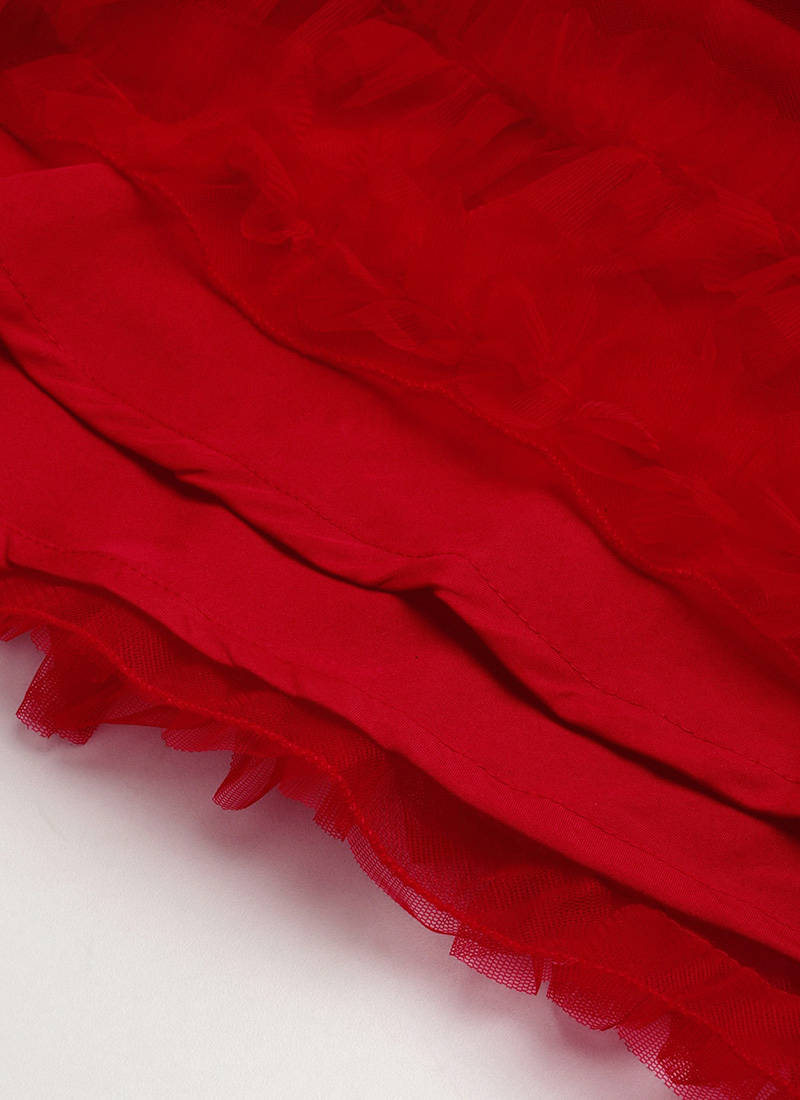 Buy Dark Red Georgette Sequins Embroidered Gown Festive Wear Online at ...