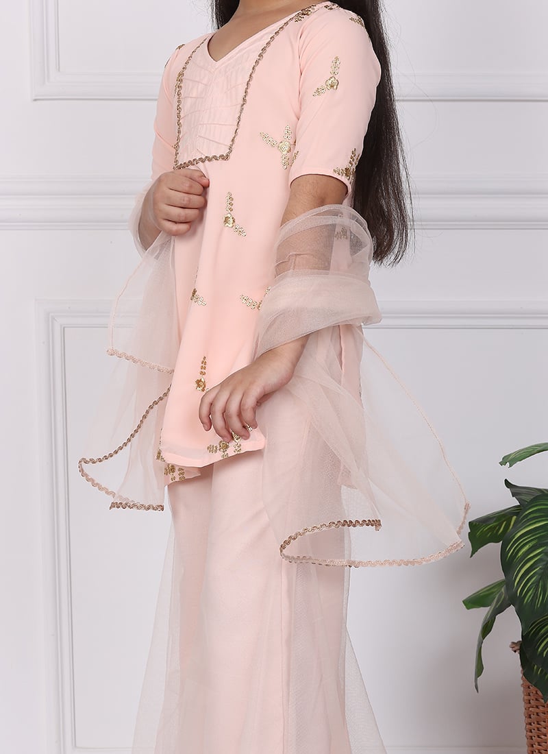 Buy Traditional Kids Girls Palazzo Suit Online in India - Cbazaar