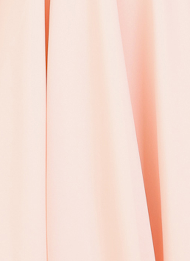 Shop Kids Girls Peach Georgette Sequins One Shoulder Style Gown Party ...