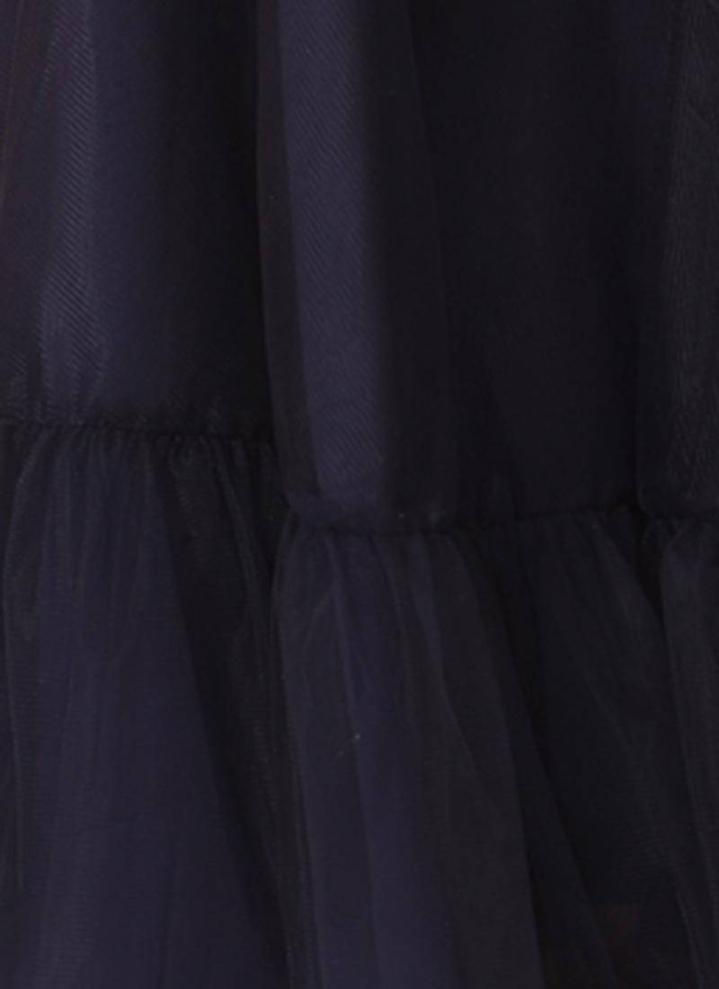 Shop Kids Girls Pink Embroidered Georgette N Blue Net Lehenga Festive ...