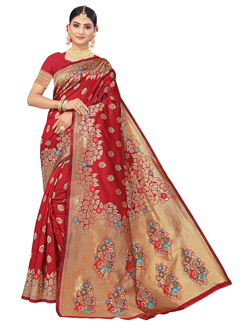 Maroon Saree | Buy Maroon Sarees Online Shopping - Cbazaar