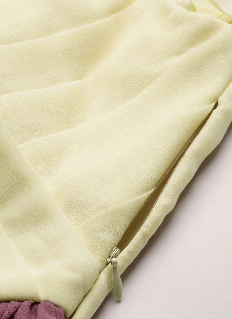 Buy Mauve N Off White Draped Yoke Style Gown Festive Wear Online at ...