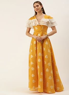 Ethnic fashion online - Mustard Dresses
