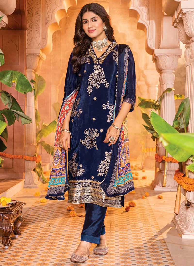 Purple sellers Panel Style Crepe