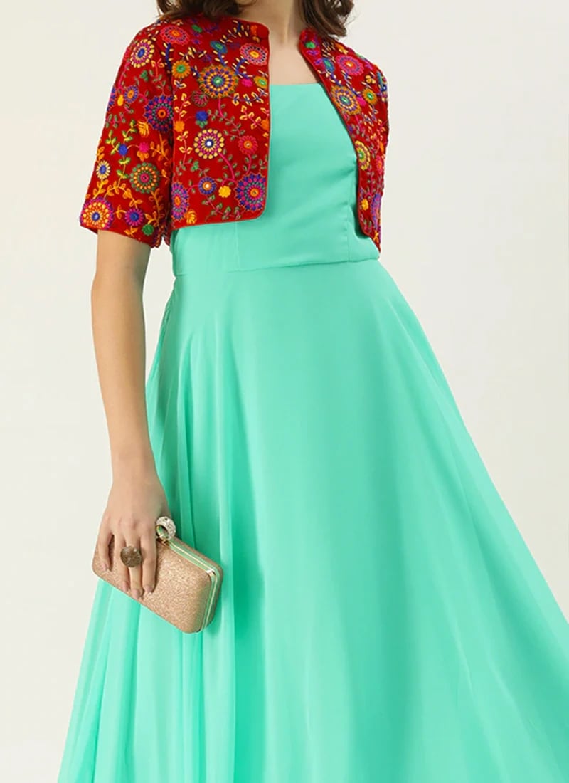 Buy Indo Western Jacket Dresses | Online Indo Western Jacket ...