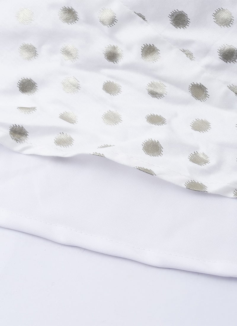 Buy White N Pink Off-Shoulder Cape N Gown Set Wedding Wear Online at ...