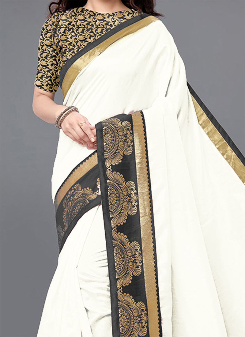 White Sarees: Buy Latest White Sarees Online Shopping