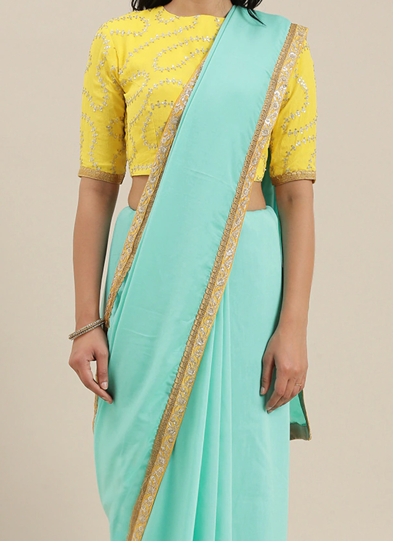 Buy Latest Designer Border Saree Online Collection At Ethnovog