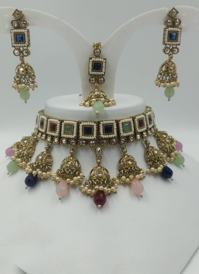 Buy Alloy Stone Choker Online at Best Price | Cbazaar