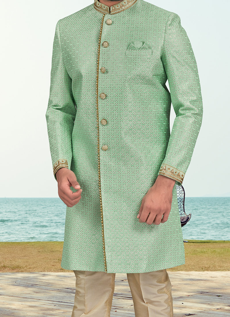 Pakistani Style Sherwani : Buy Desinger Groom Sherwani For Men Online ...