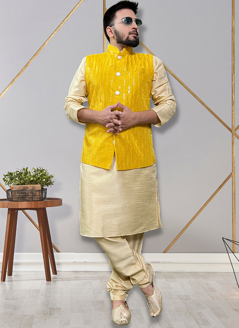 Shop Bandi Set With Silver Thread Work Jacket Party Wear in UK - Cbazaar