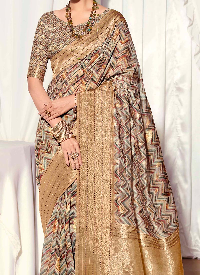Buy Beige sarees online | Beige sarees styles | Online Beige sarees