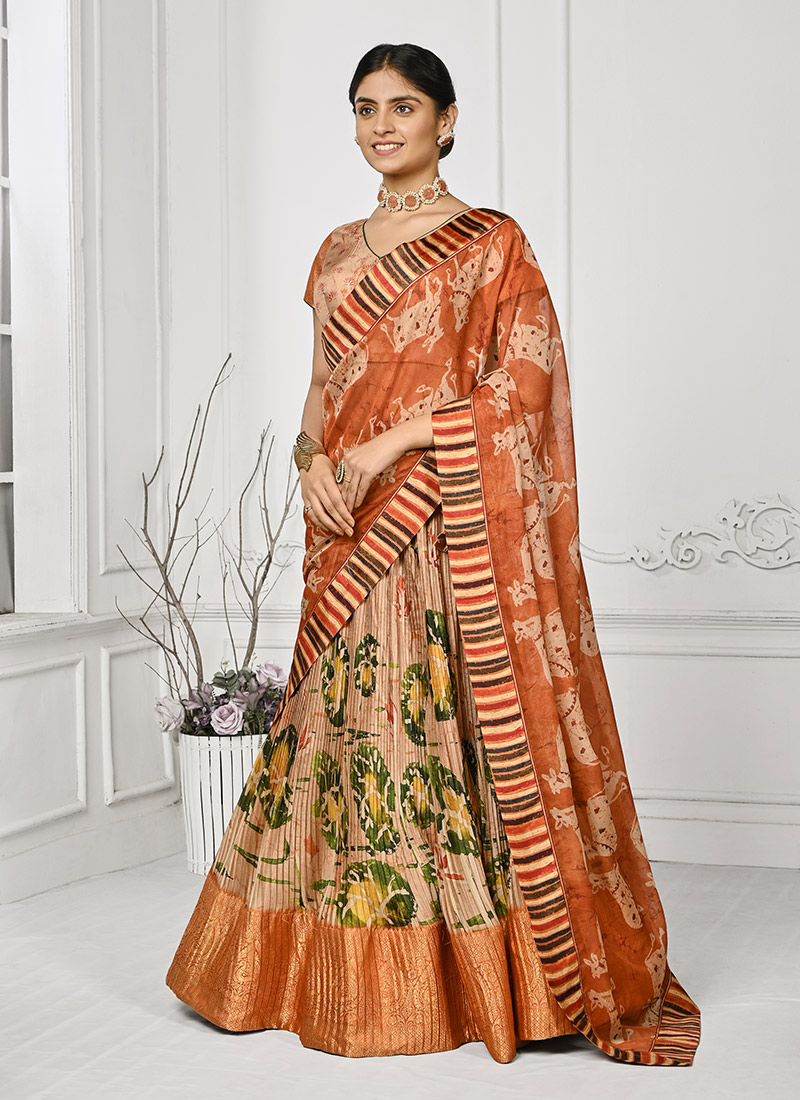 Stylish Beige Lehengas Online for Women Designer Outfits