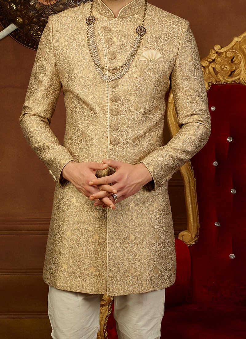 Mens Achkan Sherwani : Buy Achkan Sherwani Online Shopping