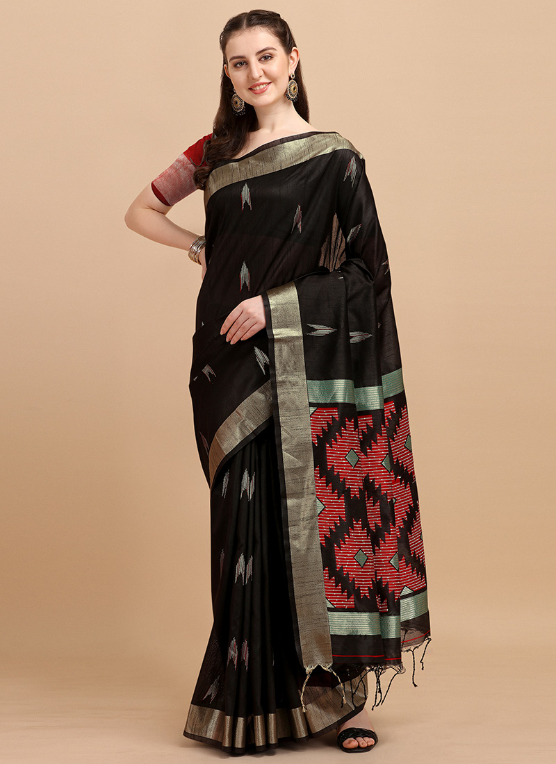 Black Sarees: Latest Black Sarees Designs For Women