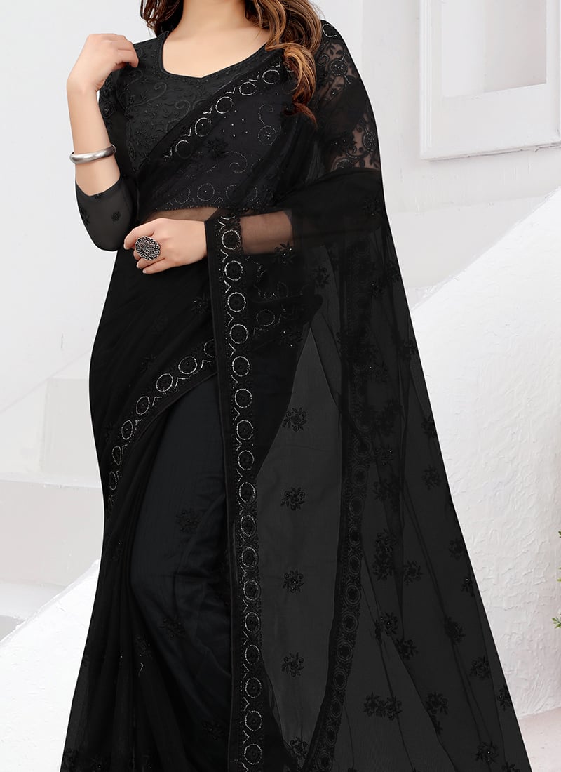 Net Sarees Online| Latest Designer Net Sarees Online at Cbazaar