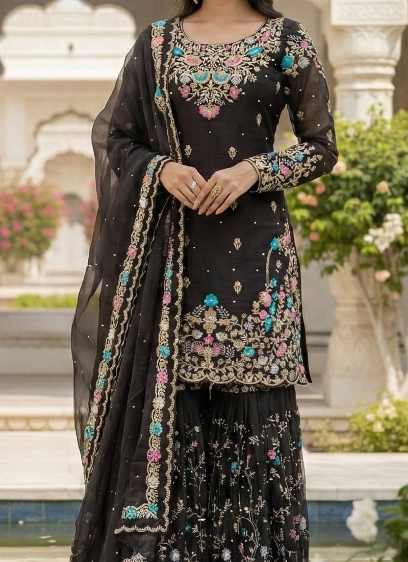 Buy Sharara Suits for Women Online USA | Cbazaar