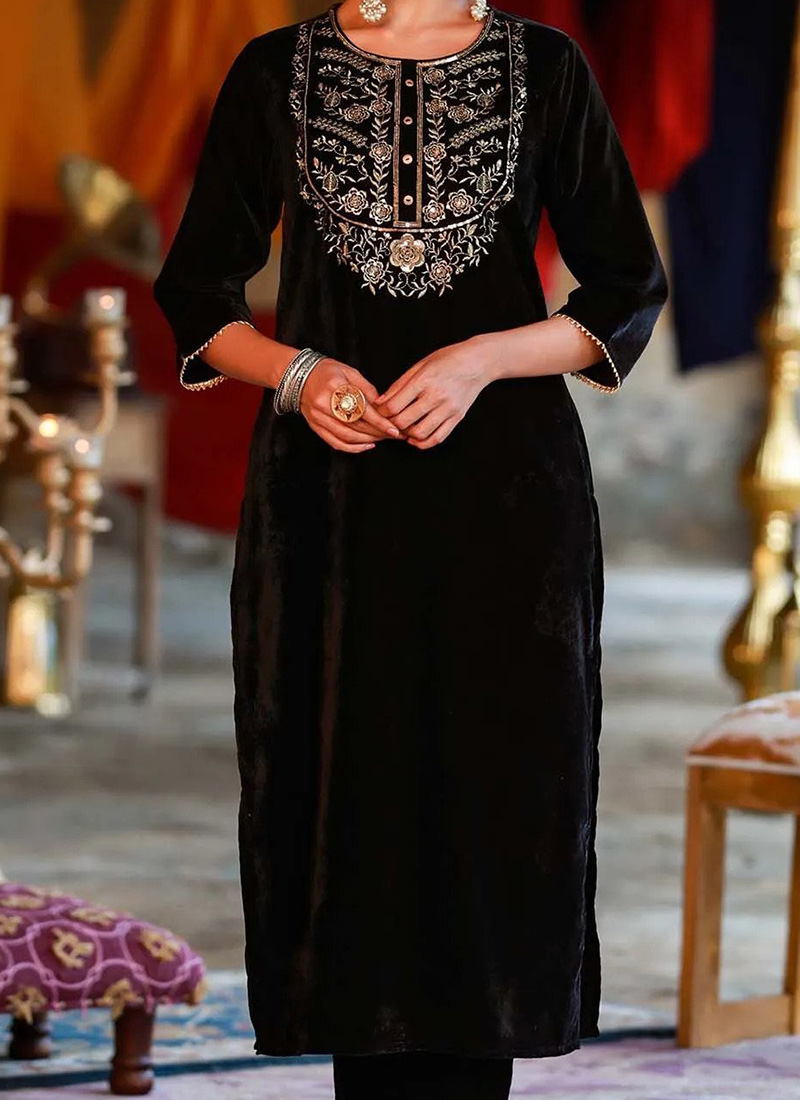 Velvet Kurta Sets Online: Latest Velvet Kurta Sets Designs Collection