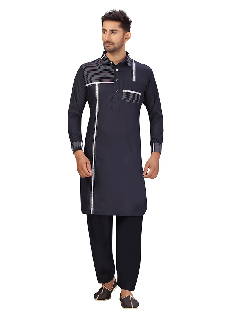 Men's Pathani Suit Set: Buy Latest Pathani Kurta Pyjamas Online
