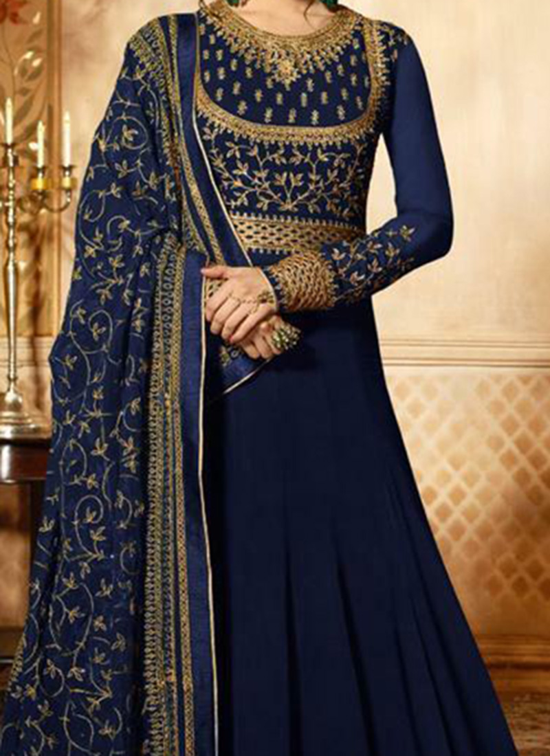 Indian Blue Dresses | Shop Blue Clothes Online - Cbazaar