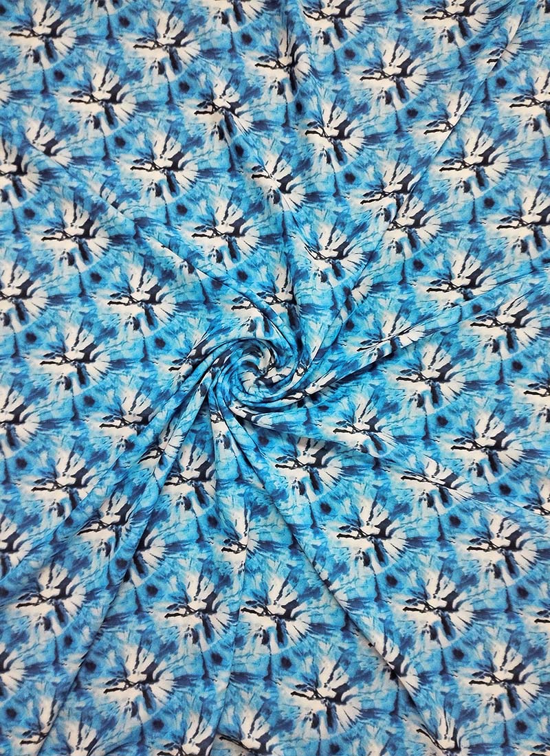 Buy Blue Muslin Fabric Online at Best Price | Cbazaar