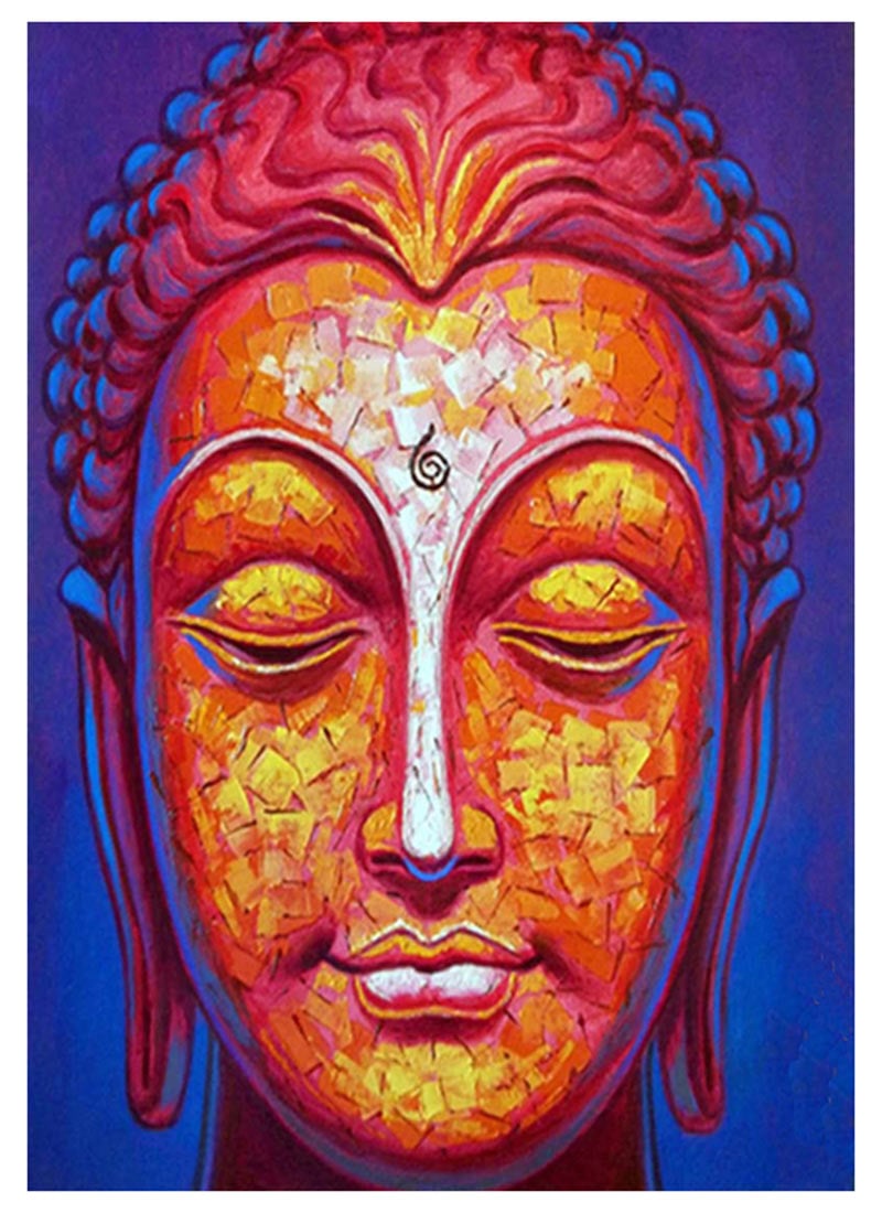Buddha Face Paintings