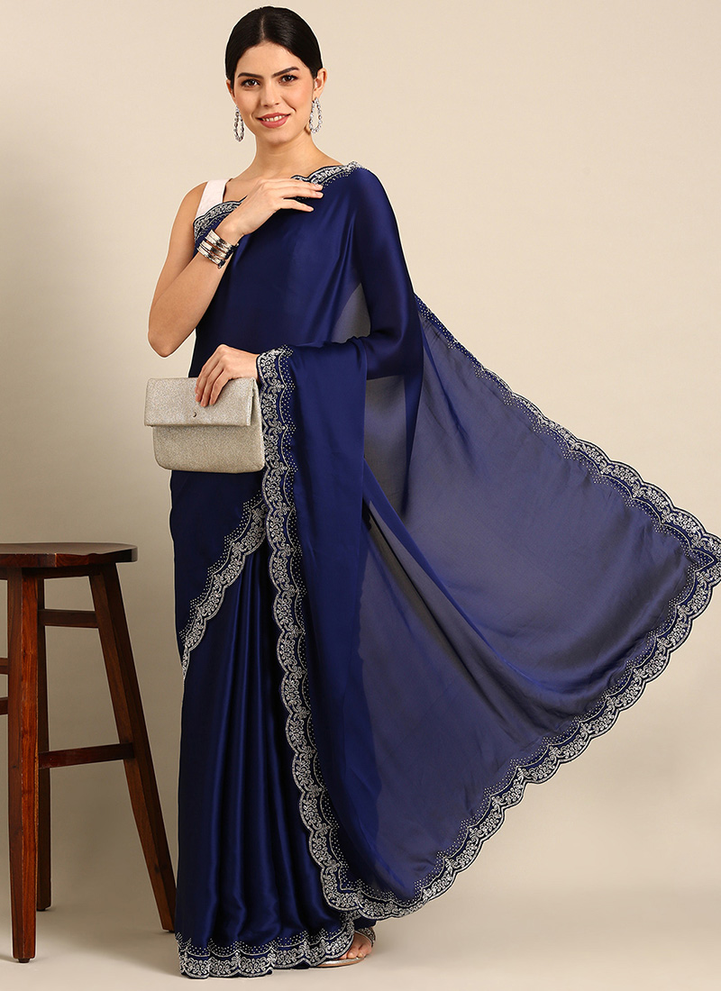 Buy Pure Chiffon Sarees | Get Pure Chiffon Sarees Online