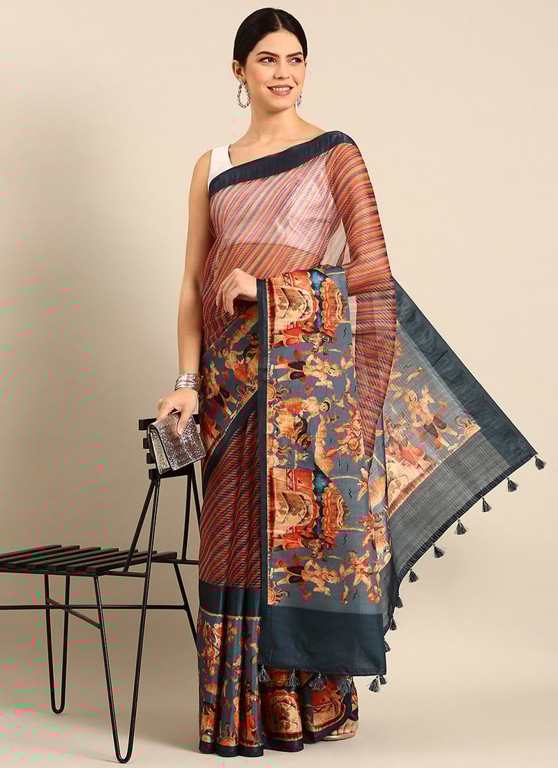 Buy Pure Chiffon Sarees | Get Pure Chiffon Sarees Online