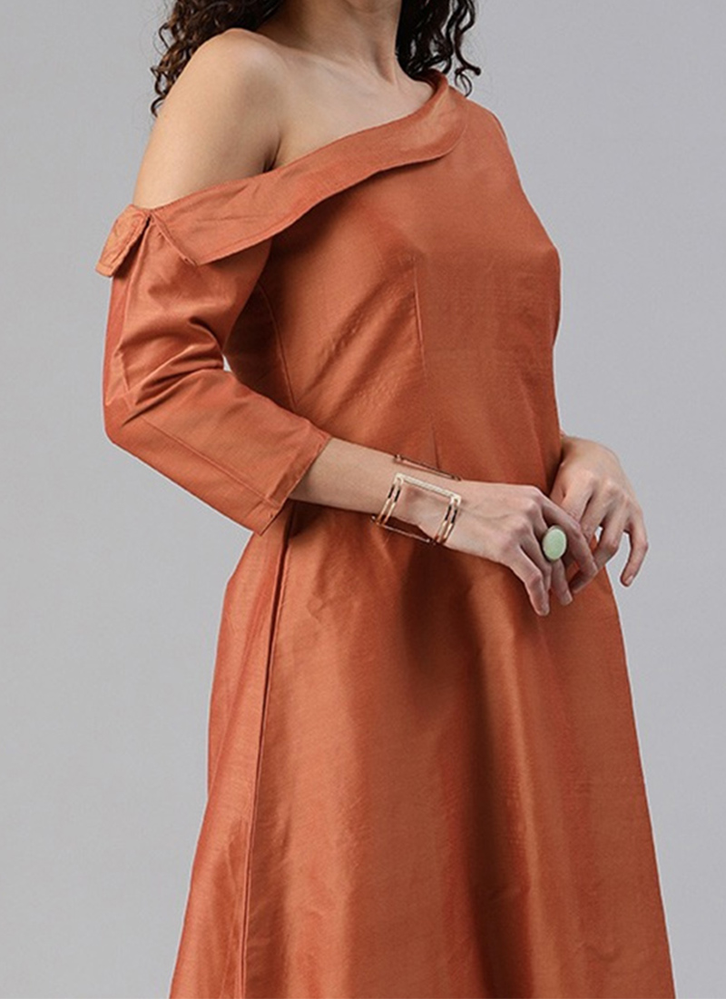 Shop One Shoulder Indo Western Dresses Online | Trendy Styles