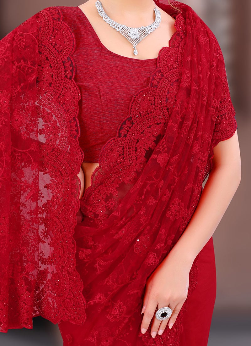 Buy Latest Red Sarees Designs Online Shopping