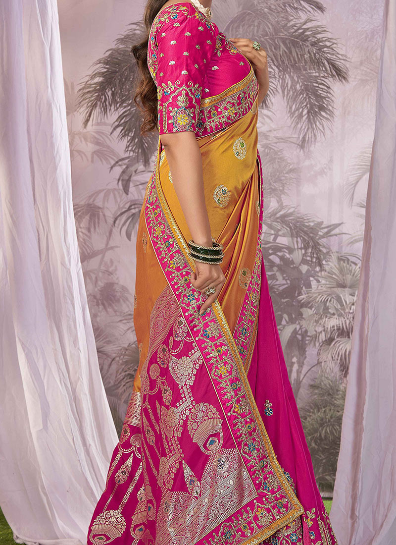 Shop Yellow Sarees Online | Purchase Yellow Sarees Online