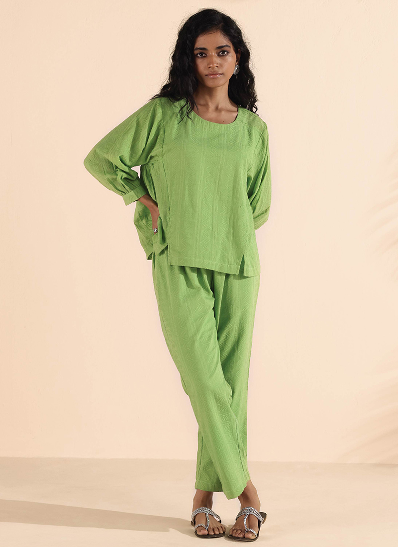 Shop Cotton Dobby Solid Co ord Sets After Six Wear Online at Best Price | Cbazaar