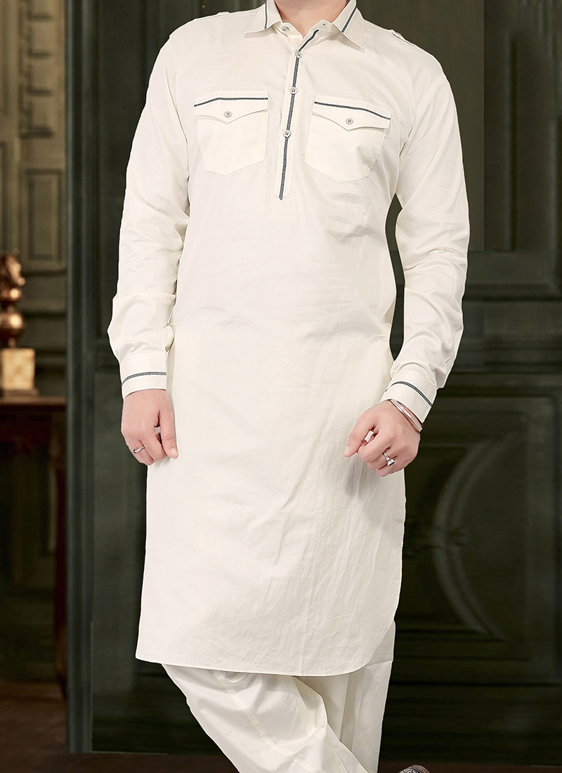 Men's Pathani Suit Set: Buy Latest Pathani Kurta Pyjamas Online