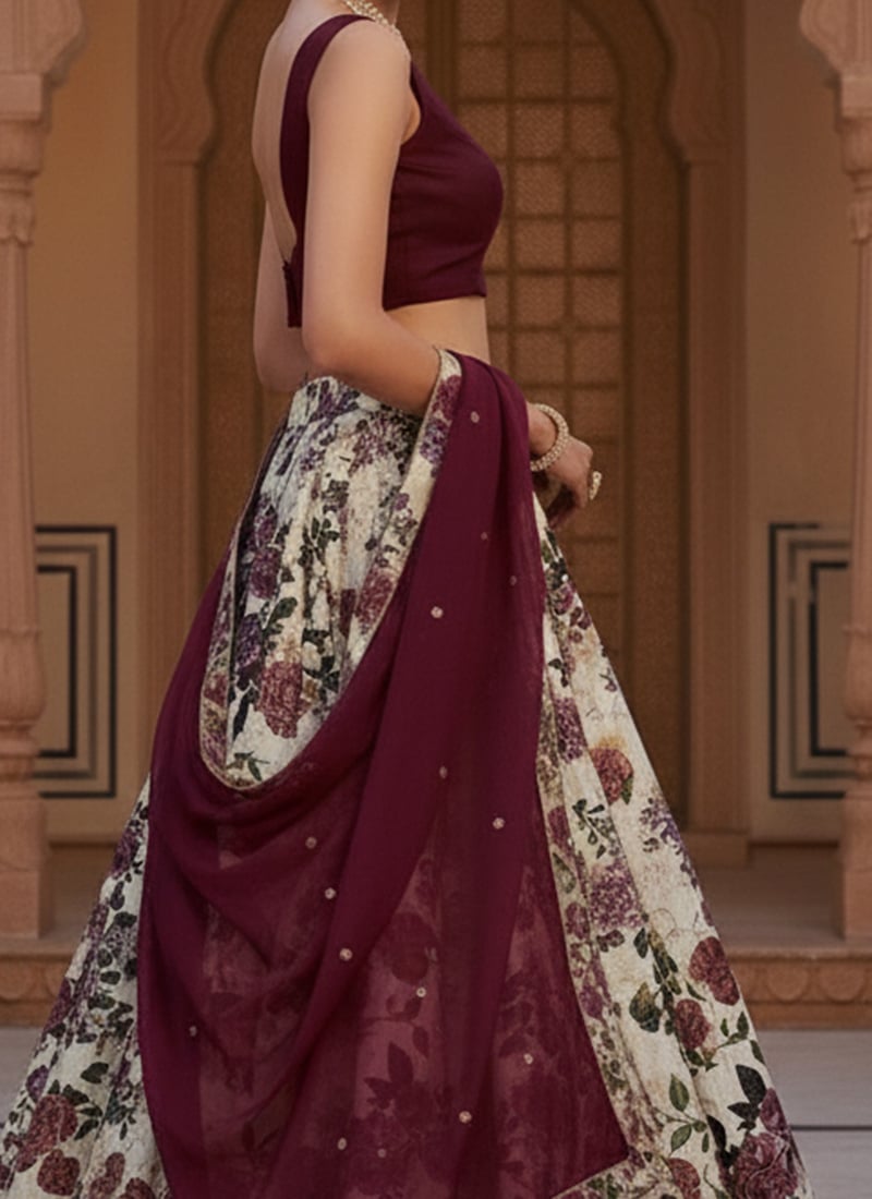 Buy Printed Lehengas Online For Women Stylish Collections