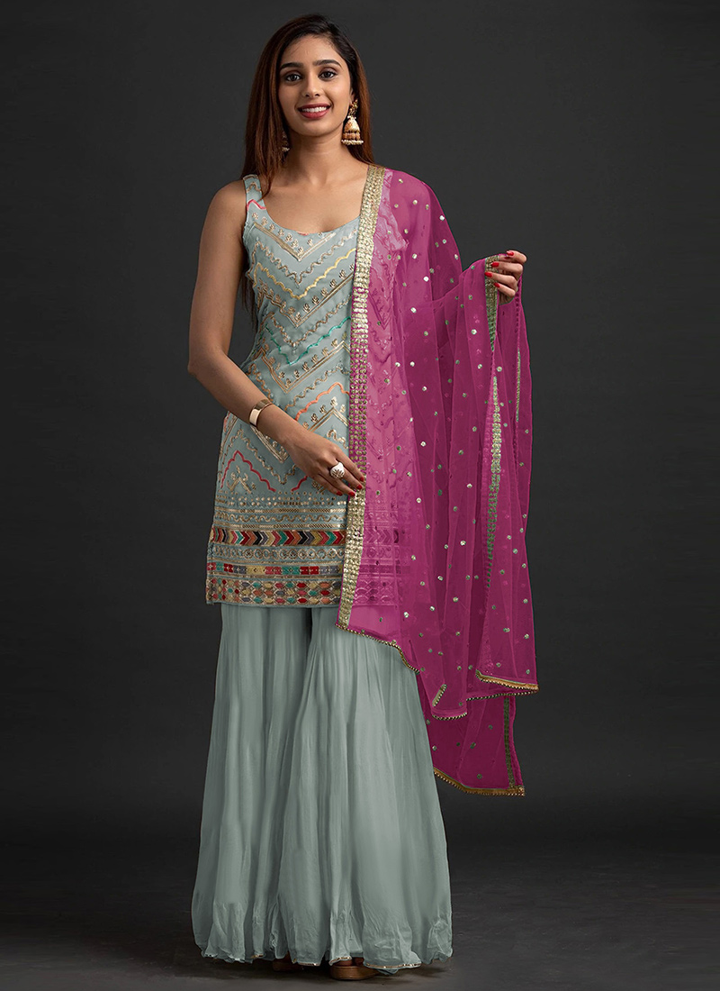 Latest Sharara Suits Designs For Women