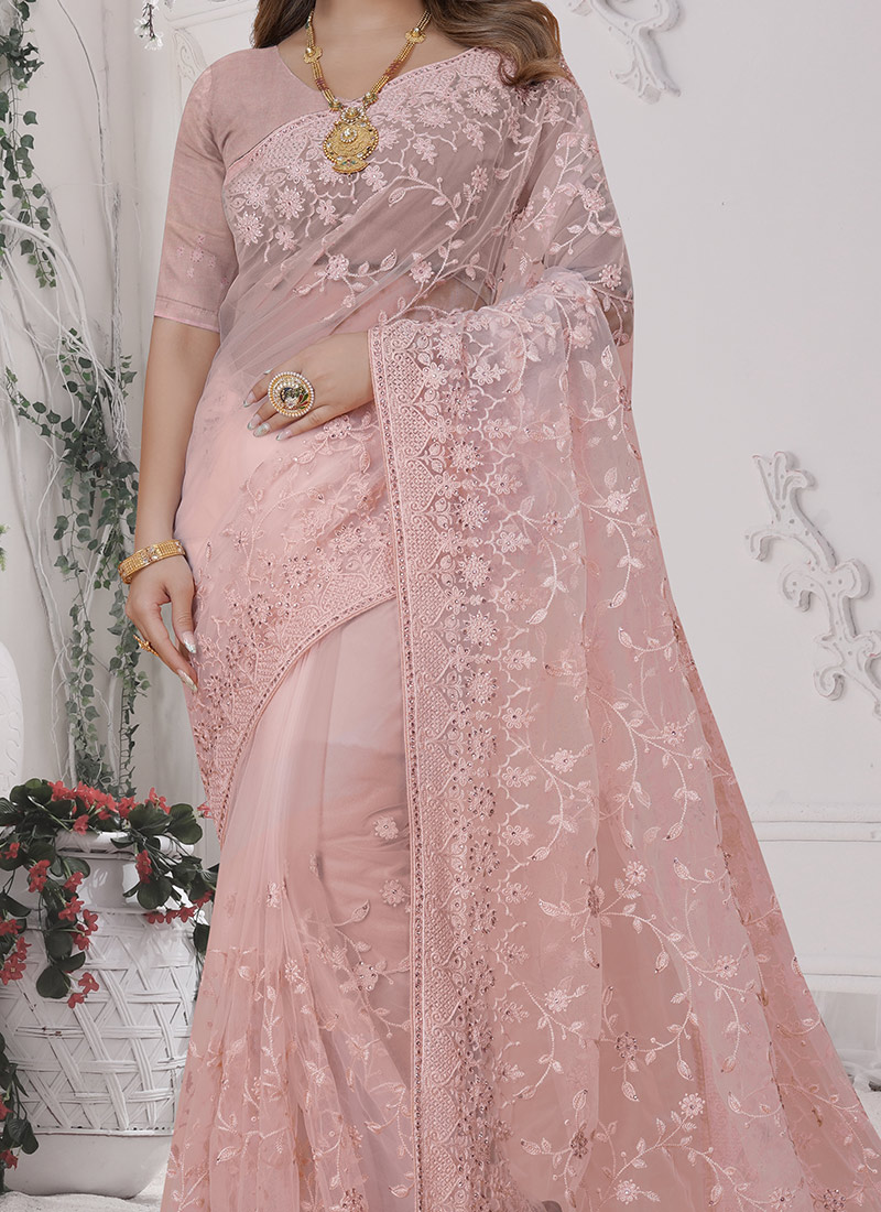 Purchase Peach Sarees Online | Buy Peach Sarees Online | Online Saree Collections