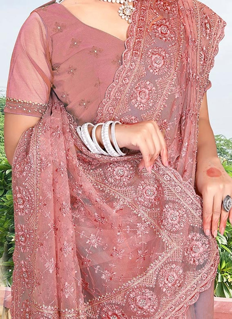 Latest Pink Sarees Designs For Women | Pink Wedding Sarees