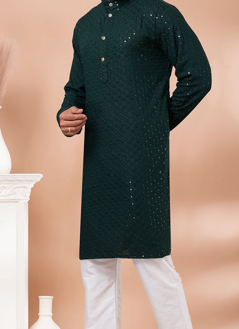 Buy Designer Kurta Pajamas for Men Online in USA at Cbazaar