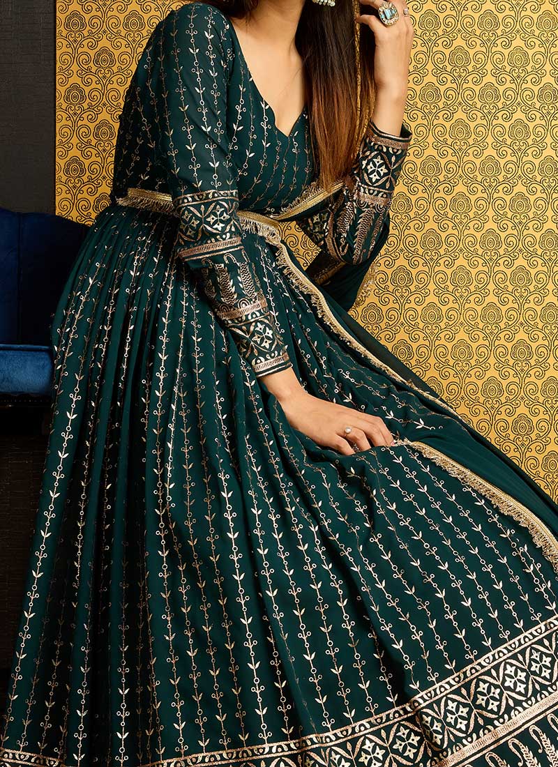 Buy Green Colour Indo Western | Online Green Color Indo Western Dresses ...