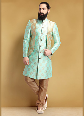 Buy Foli Prints Sherwani Designs | Latest Foli Prints Sherwani Online