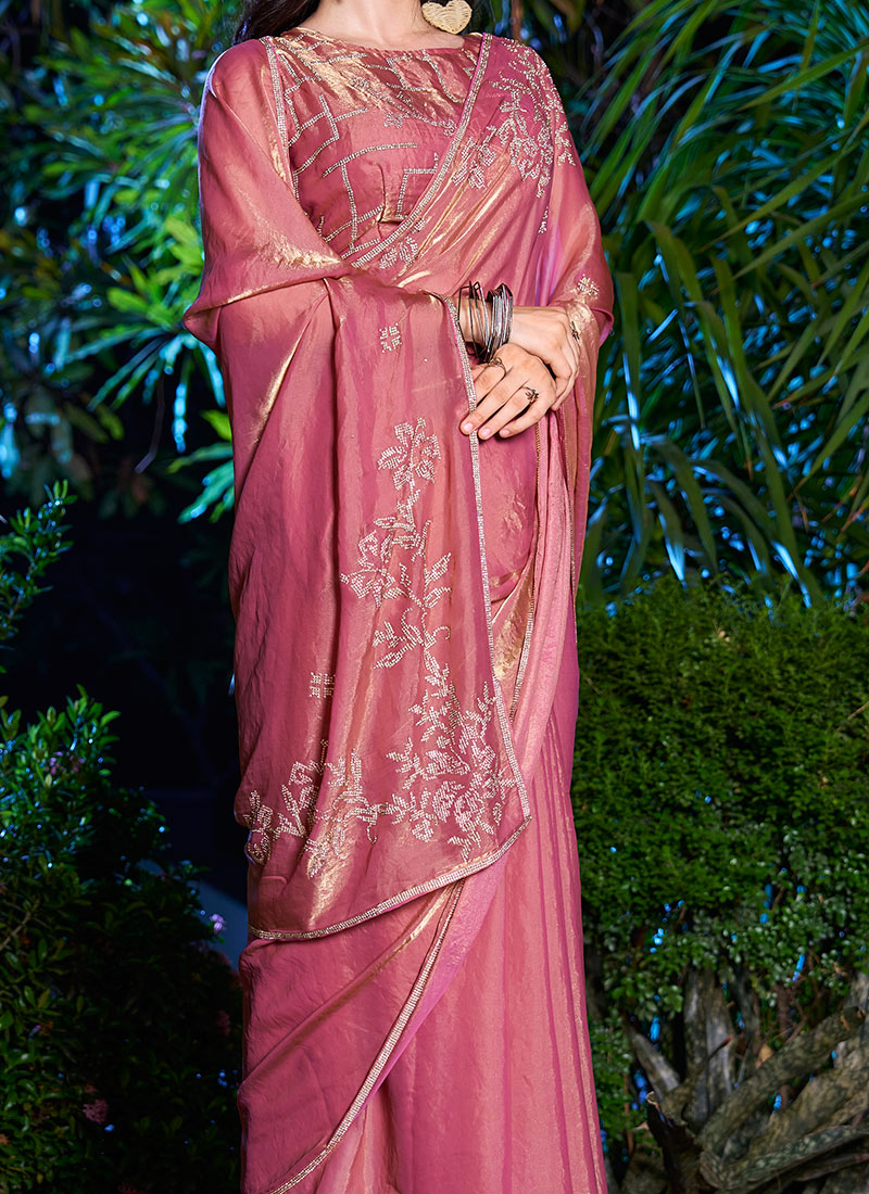Latest Pink Sarees Designs For Women | Pink Wedding Sarees