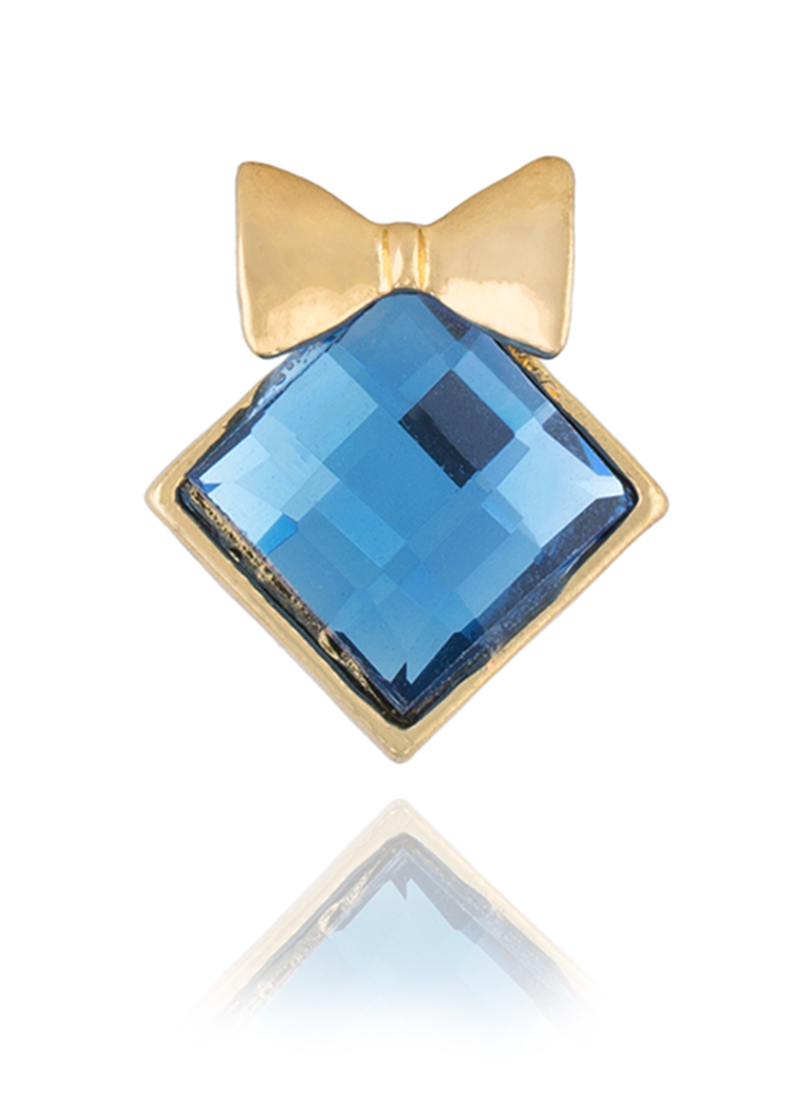 Buy Gold N Blue Stud Online at Best Price | Cbazaar