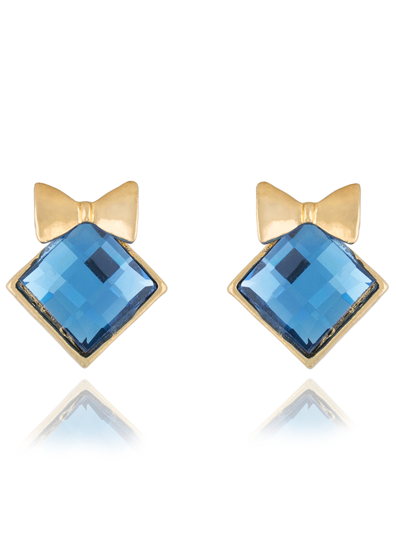 Buy Gold N Blue Stud Online at Best Price | Cbazaar