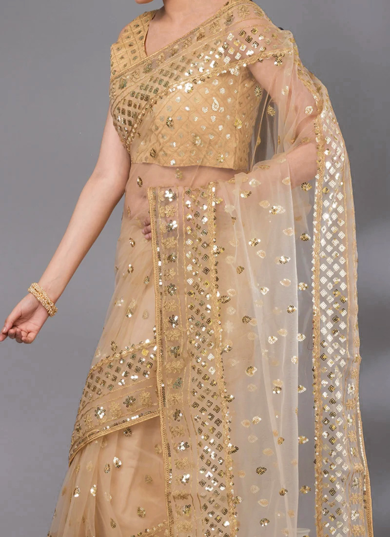 Buy Latest Gold Sarees Designs Online - Cbazaar