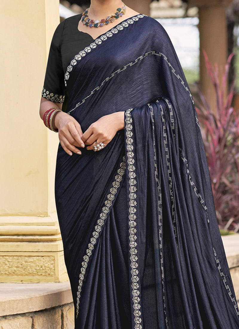 Buy Latest Blue Sarees Online Shopping At Cbazaar