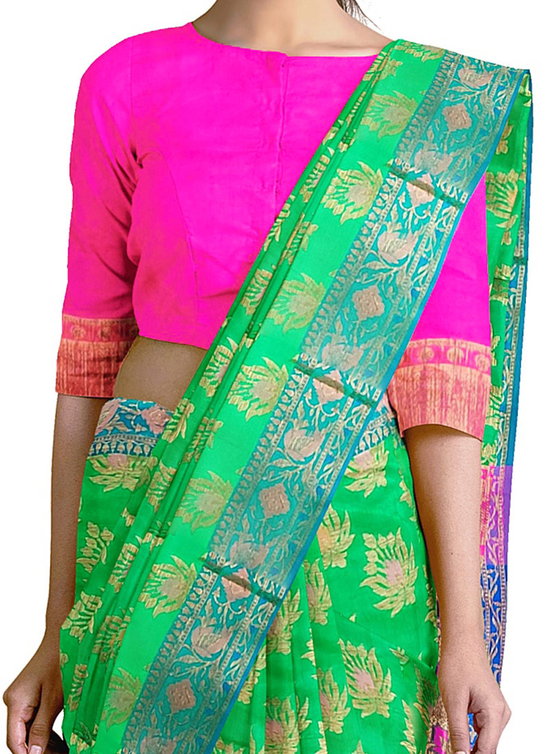 Buy Trendy Green India Sarees Online