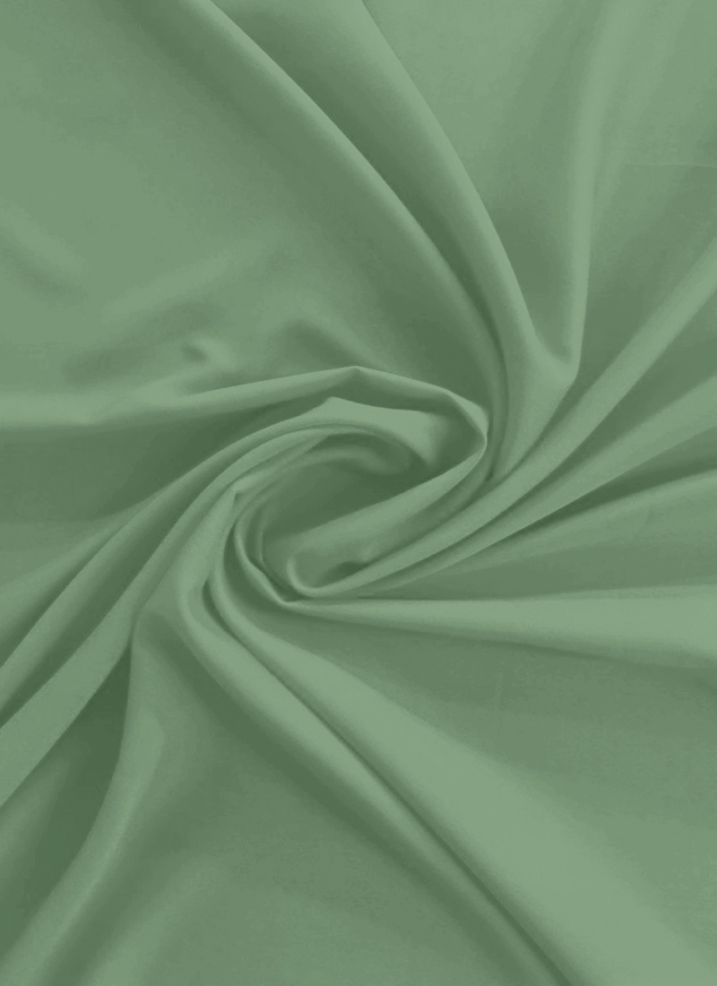 Shop Green Crepe Painted Fabric Online at Best Price | Cbazaar